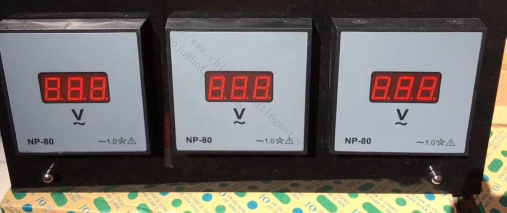 AC digital three phase voltage meter voltmeter - china insulation